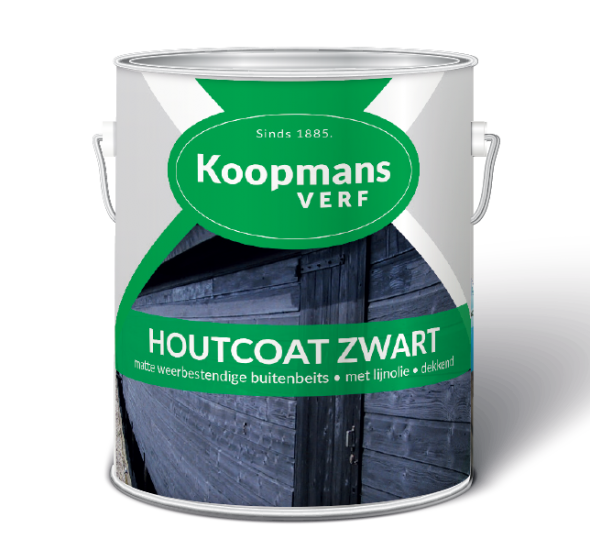 Houtcoat Zwart - Koopmans Verf Koopmans Verf